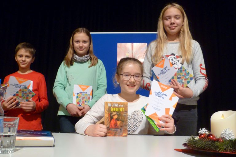 Schulsiegerin beim Vorlesewettbewerb der 6. Klassen ist dieses Jahr ...